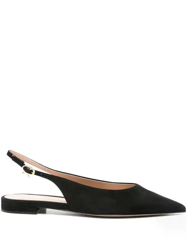 GIANVITO ROSSI Robbie Ballet Flats - Black
