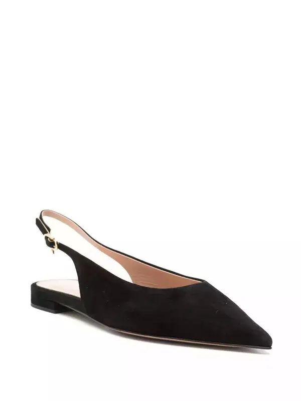 GIANVITO ROSSI Robbie Ballet Flats - Black