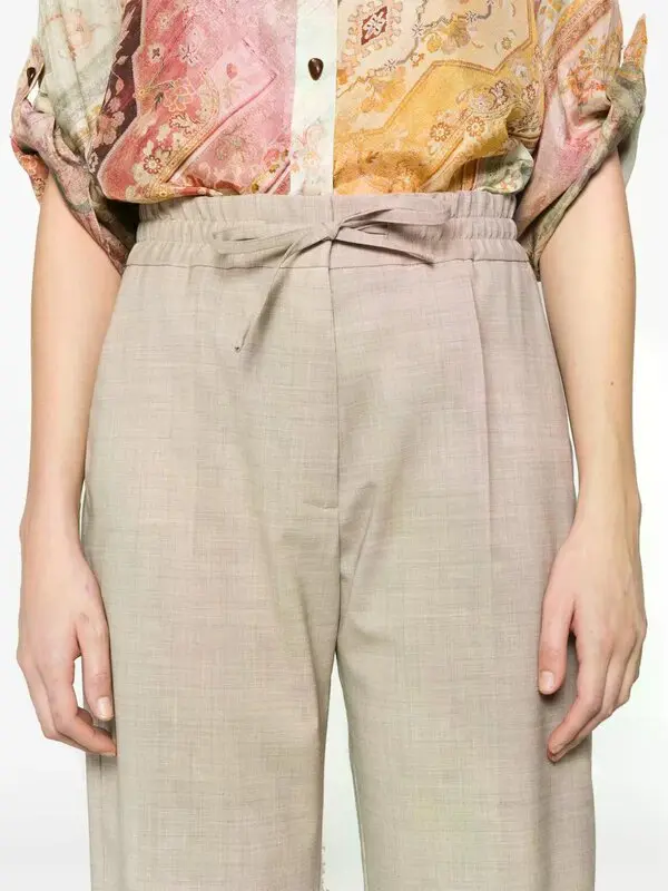 P.a.r.o.s.h Pressed-crease Trousers - Neutrals
