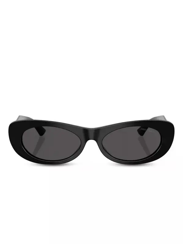 JIMMY CHOO Logo Sunglasses - Black