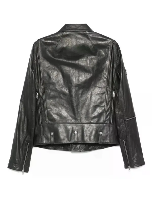 Rick Owens Jumbo Bauhaus Stooges Biker Jacket - Black