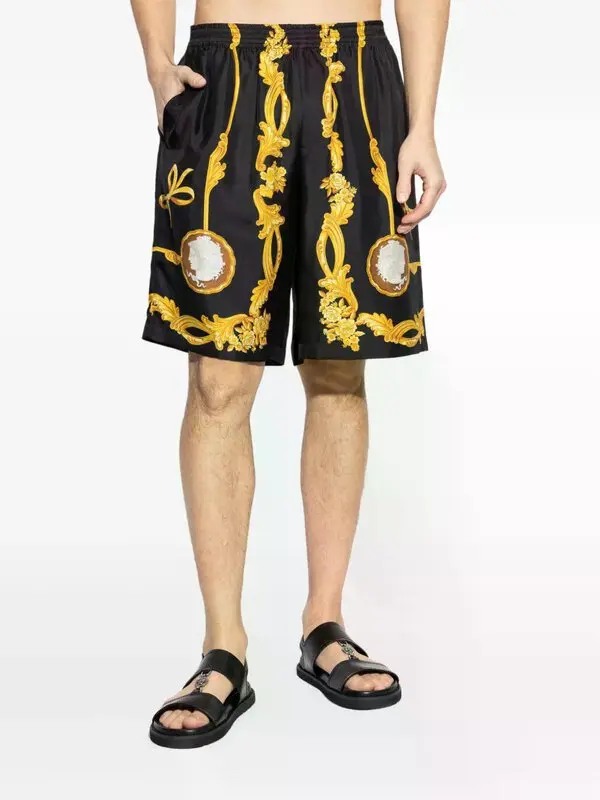 Versace Cameo Print Shorts