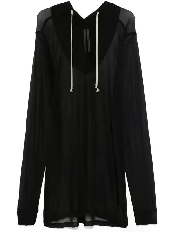 Rick Owens Semi-sheer Hoodie