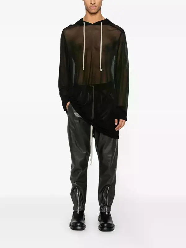 Rick Owens Semi-sheer Hoodie