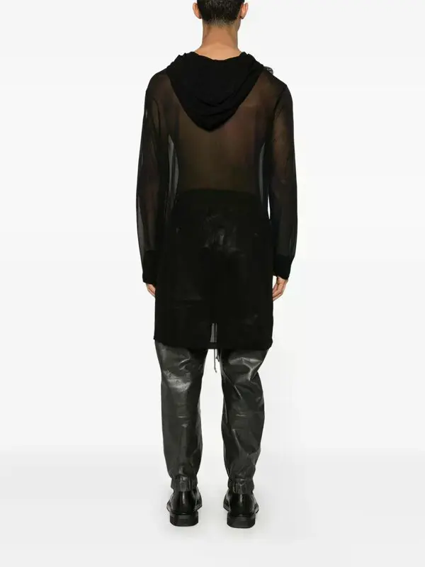 Rick Owens Semi-sheer Hoodie