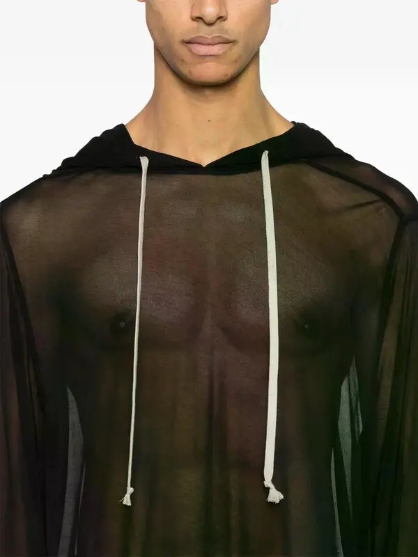 Rick Owens Semi-sheer Hoodie