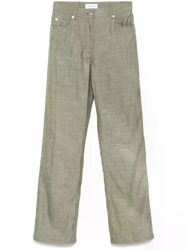 FERRAGAMO Straight Hem Trousers