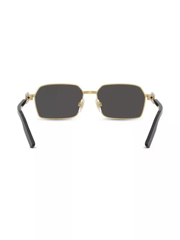Dolce & Gabbana Logo-plaque Sunglasses - Gold