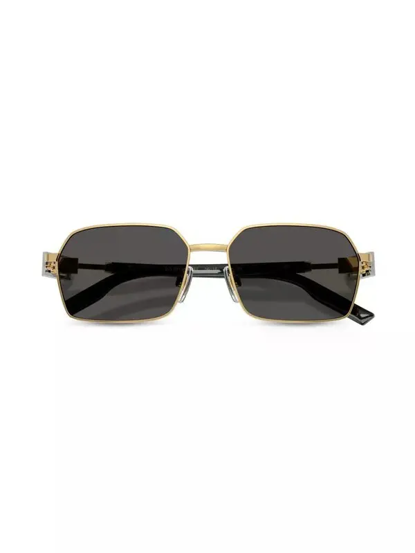 Dolce & Gabbana Logo-plaque Sunglasses - Gold