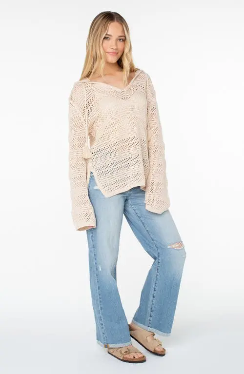 Roxy Hippie Love Open Stitch Hoodie