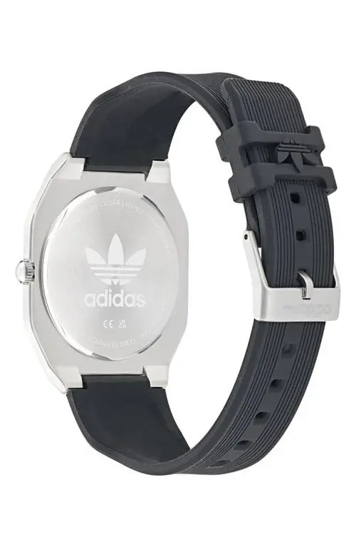 Adidas City Tech Silicone Strap Watch