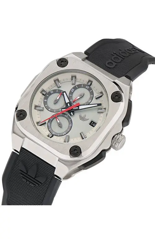 Adidas City Tech Three Chronograph Strap Watch
