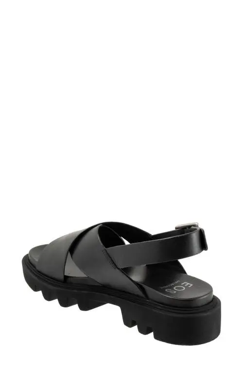 Eos Flighty Slingback Platform Sandal - Black