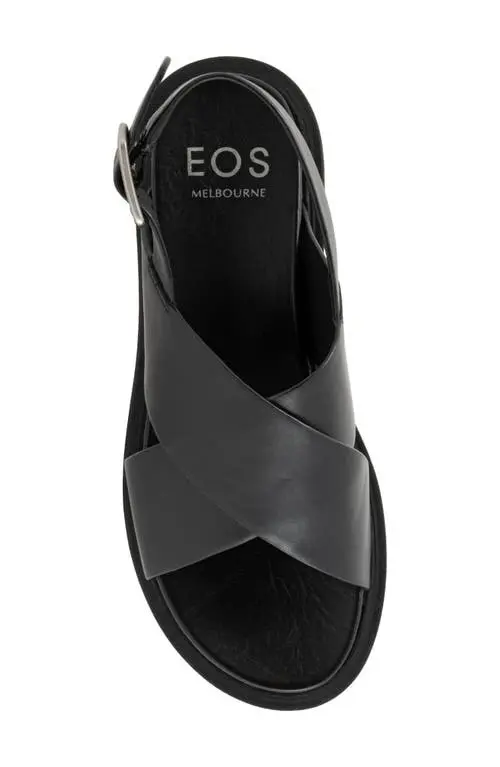 Eos Flighty Slingback Platform Sandal - Black