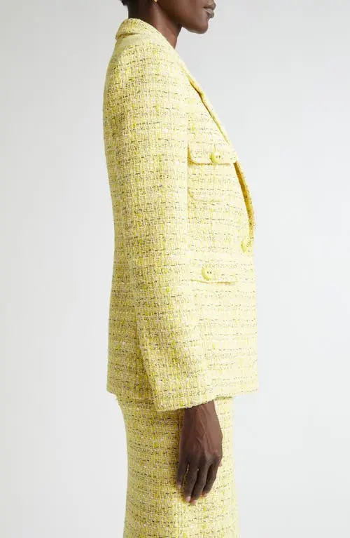 St. John Metallic Tweed Jacket