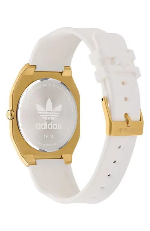 Adidas Silicone Strap Watch - White