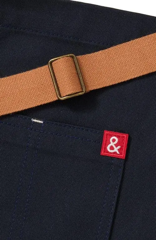 HEDLEY & BENNETT The Essential Apron Cider Blue