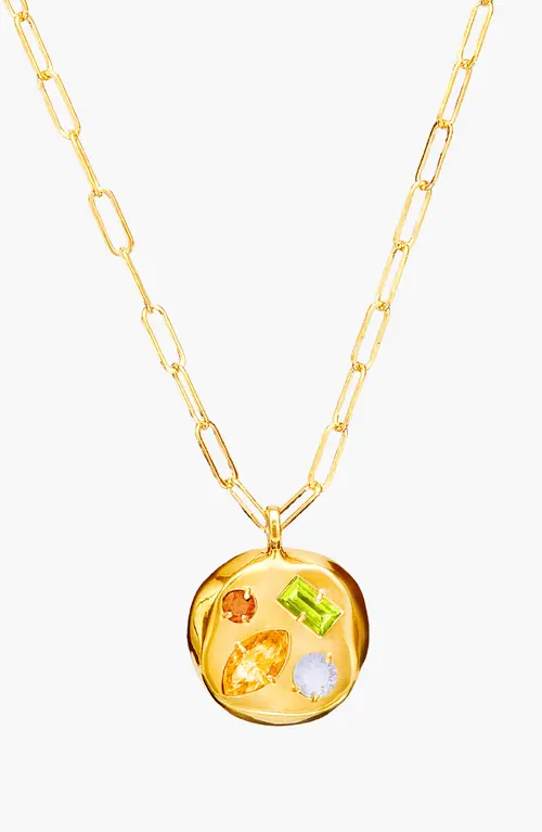 BIRTHDATE CO. The November Birthdate Pendant - November 10th - Gold