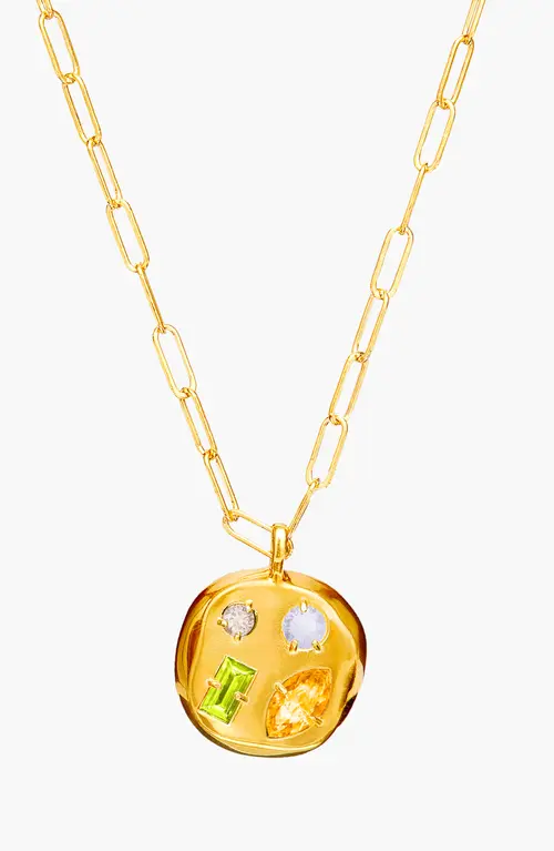 BIRTHDATE CO. The November Birthdate Pendant - November 12th - Gold