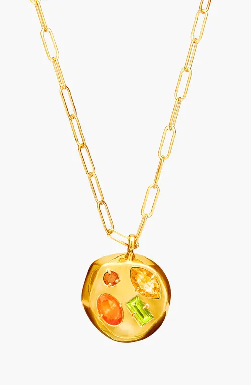 BIRTHDATE CO. The November Birthdate Pendant - November 18th - Gold