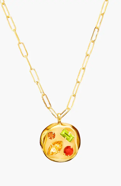 BIRTHDATE CO. The November Birthdate Pendant - November 20th - Gold