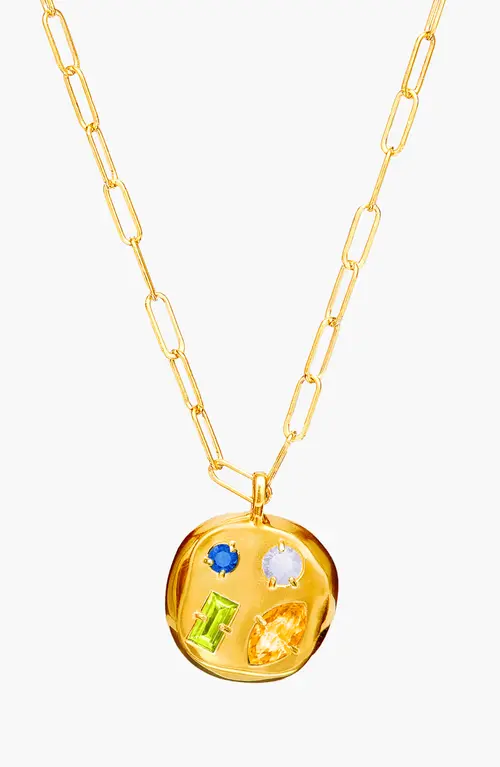 BIRTHDATE CO. The November Birthdate Pendant - November 2nd - Gold
