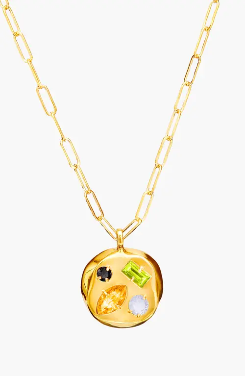 BIRTHDATE CO. The November Birthdate Pendant - November 5th - Gold