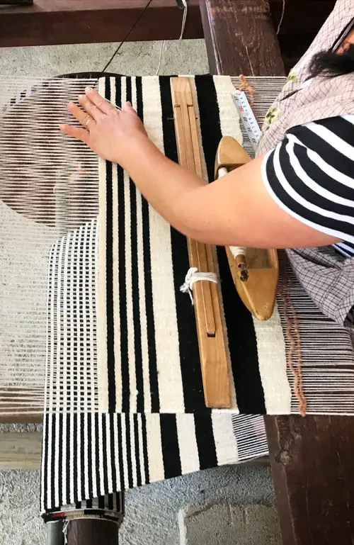 ARCHIVE NEW YORK Zapotec Classic Striped Handwoven Flatweave Wool Rug