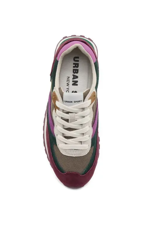 J/SLIDES NYC Vera Sneaker - Wine