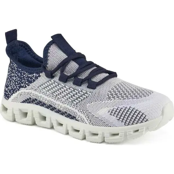 J/SLIDES NYC Cypress Sneaker - White-navy