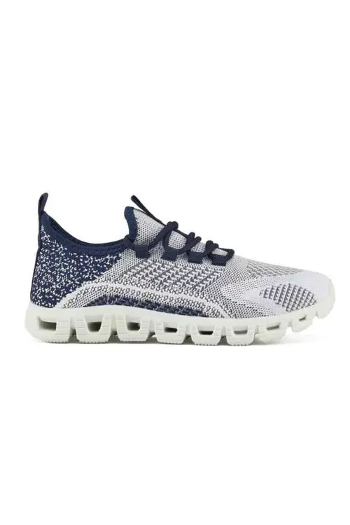J/SLIDES NYC Cypress Sneaker - White-navy