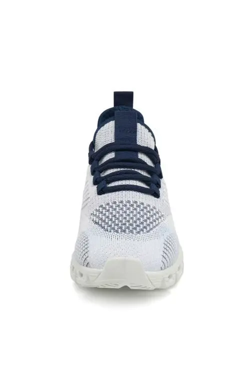 J/SLIDES NYC Cypress Sneaker - White-navy
