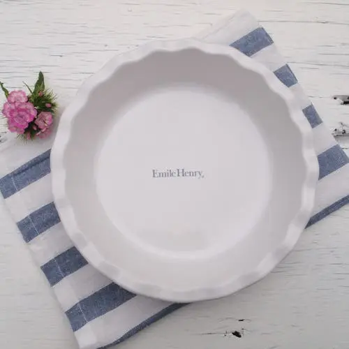 EMILE HENRY Made In France Hr Ceramic 9-inch Pie Dish