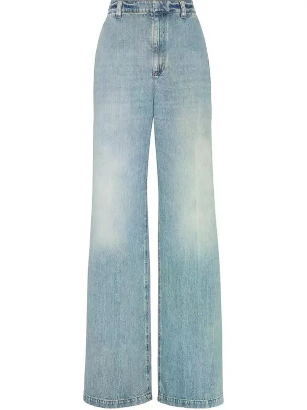 Brunello Cucinelli High-rise Wide-leg Jeans