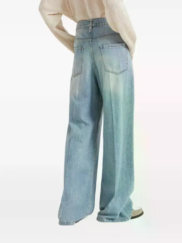 Brunello Cucinelli High-rise Wide-leg Jeans
