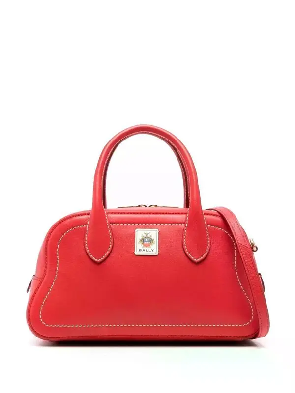 Bally Logo-patch Tote Bag - Red