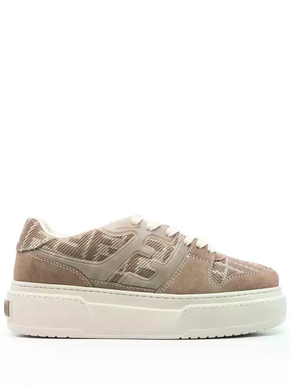 Fendi Match Sneakers - Brown