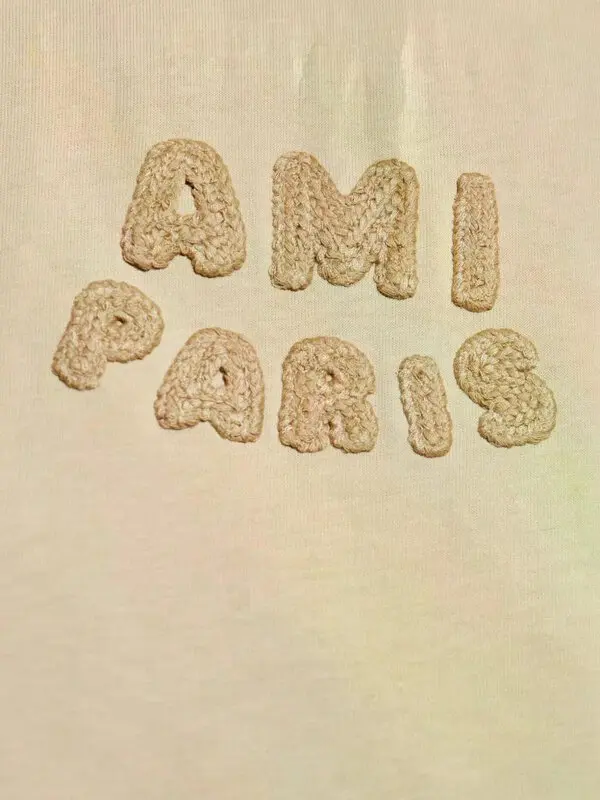 Ami Logo-embroidered T-shirt