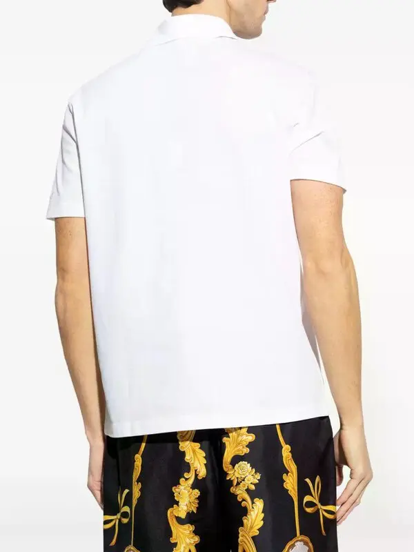 Versace Medusa Zip-up Polo Shirt