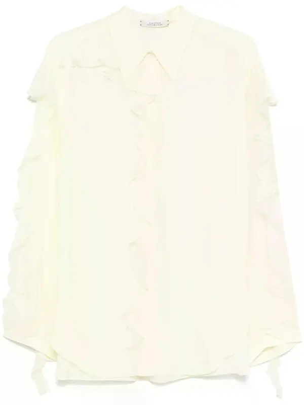 Dorothee Schumacher Ruffled Shirt - Yellow