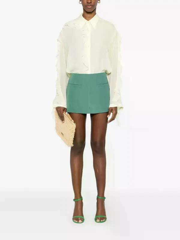 Dorothee Schumacher Ruffled Shirt - Yellow
