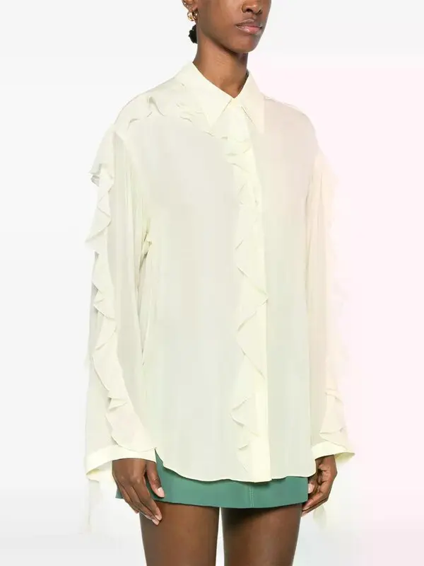 Dorothee Schumacher Ruffled Shirt - Yellow