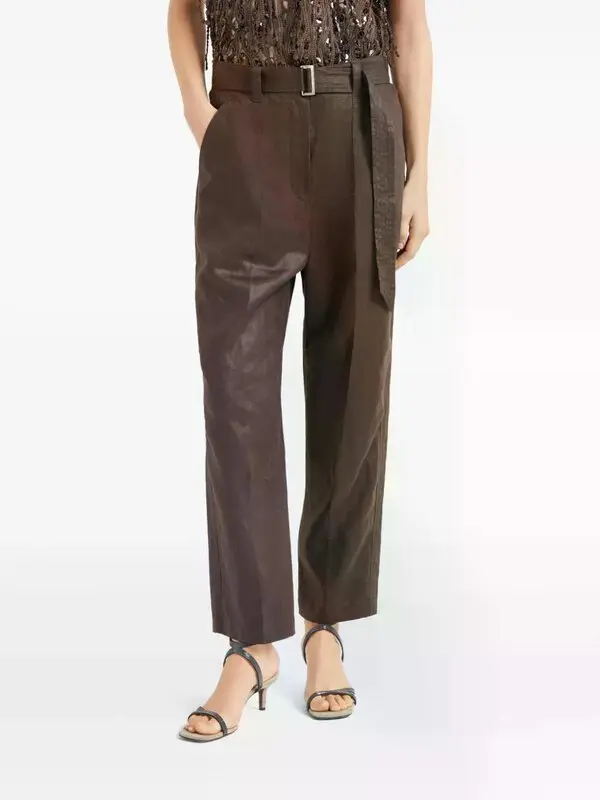 Brunello Cucinelli Belted Trousers