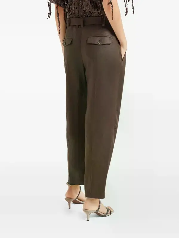 Brunello Cucinelli Belted Trousers