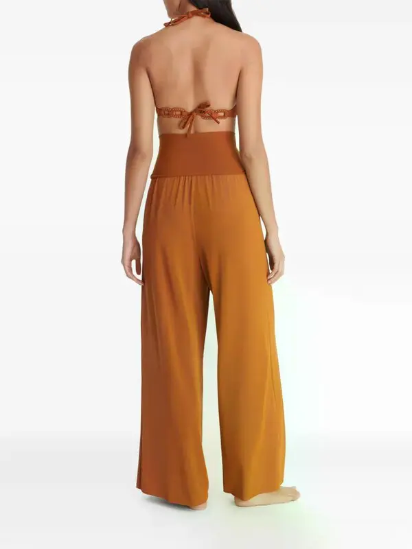 ERES Dao High-waisted Trousers - Brown