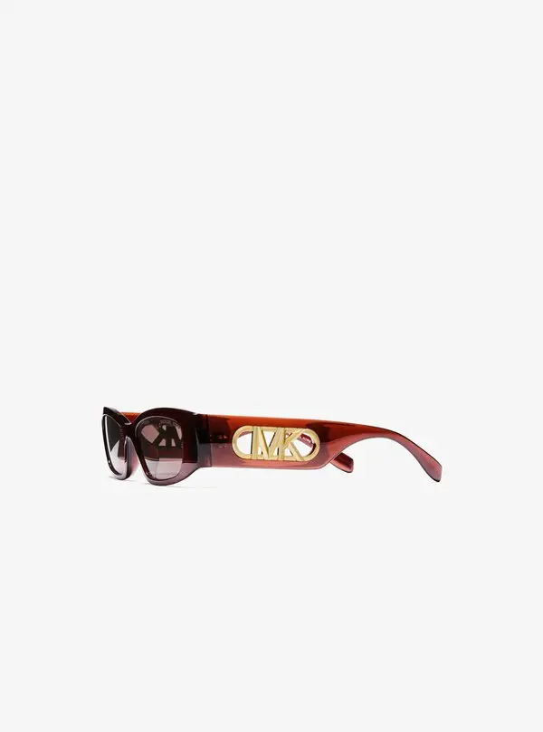 Michael Kors Rhodes Rectangle Sunglasses - Brown
