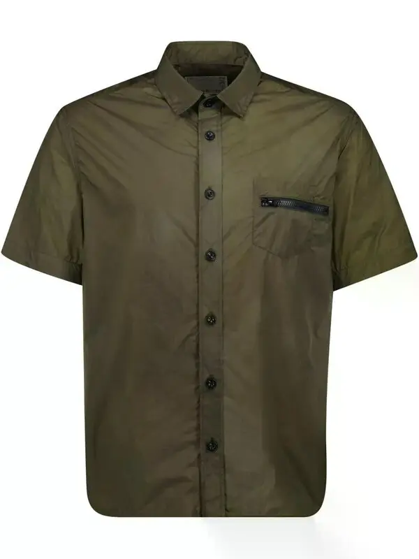 Sacai Short Sleeve Shirt - Green