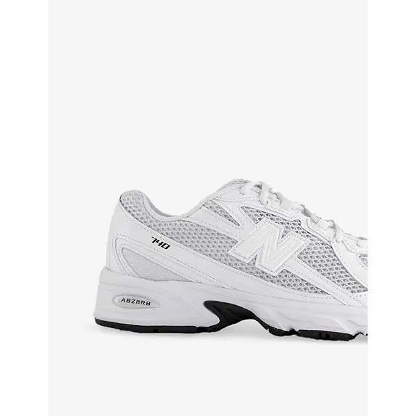 NEW BALANCE 740 V2 Mesh Low-top Trainers - White Black