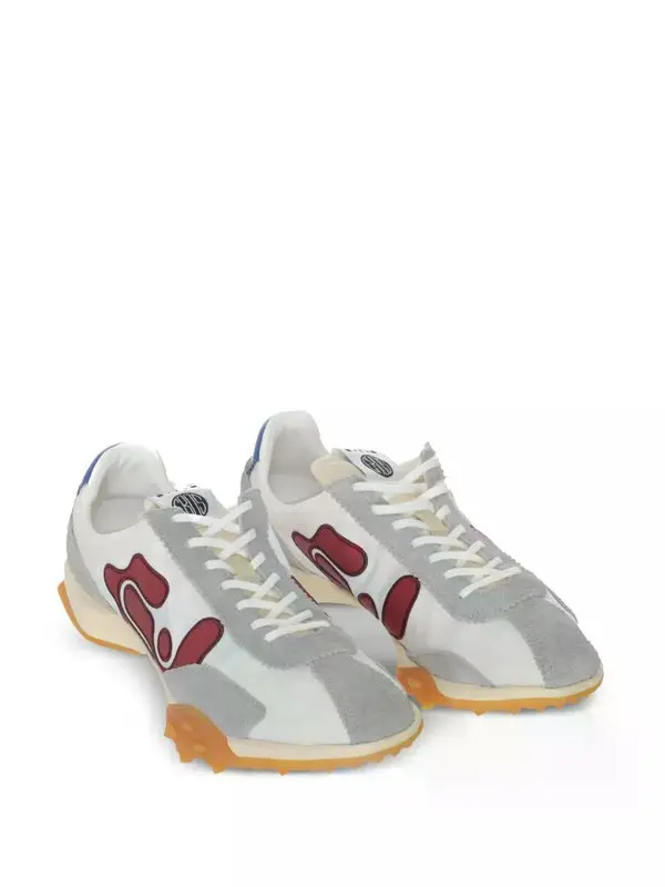 Eytys Eros Panelled Suede Sneakers