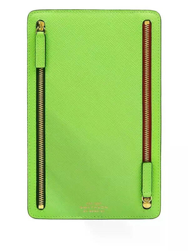 Smythson Leather Pouch - Green